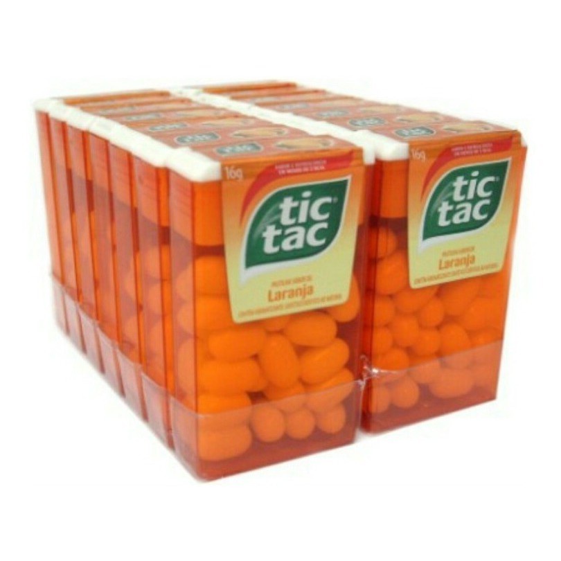 Pastilha Tic Tac Laranja 16gr C/14 - Ferrero | Shopee Brasil