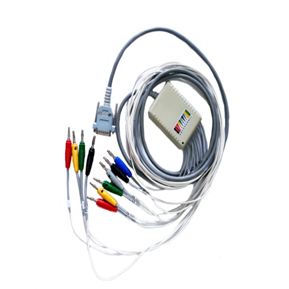 Cabo paciente ecg PC Teb - 10 vias | Shopee Brasil