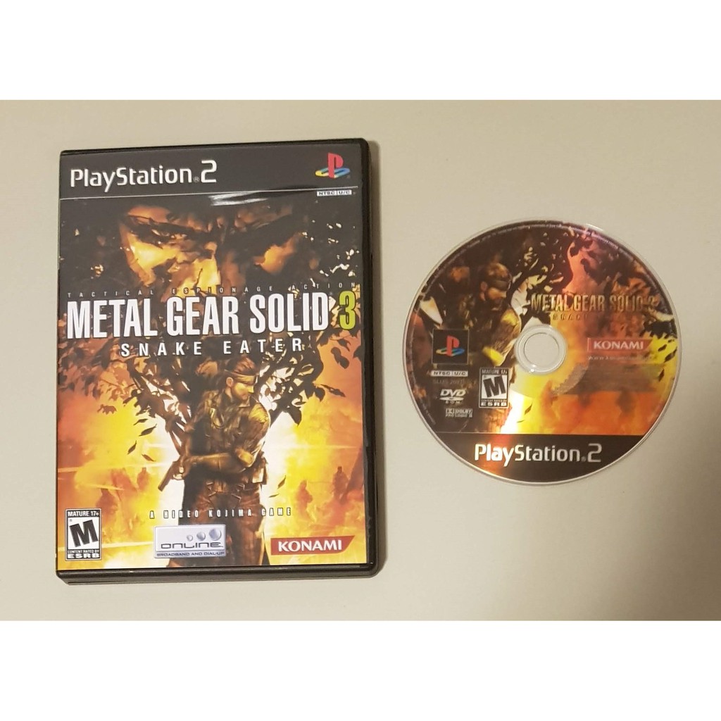 PS2 - Metal Gear Solid 3 Snake Eater - Leia a descrição - Escorrega o Preço