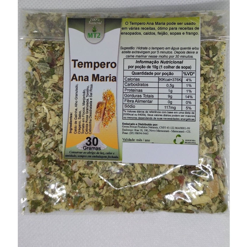 Tempero Ana Maria 30g | Shopee Brasil