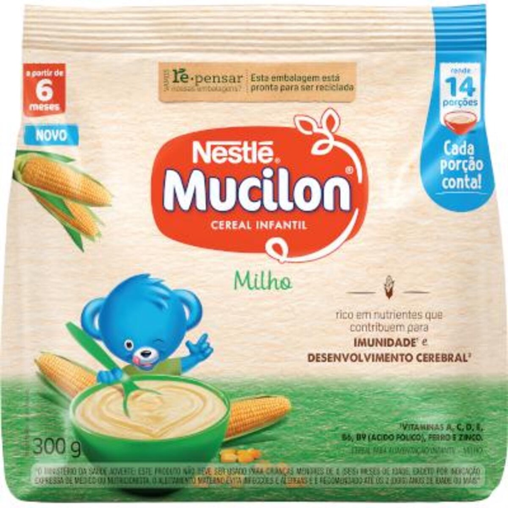 Cereal Infantil Mucilon de Milho 360g | Shopee Brasil