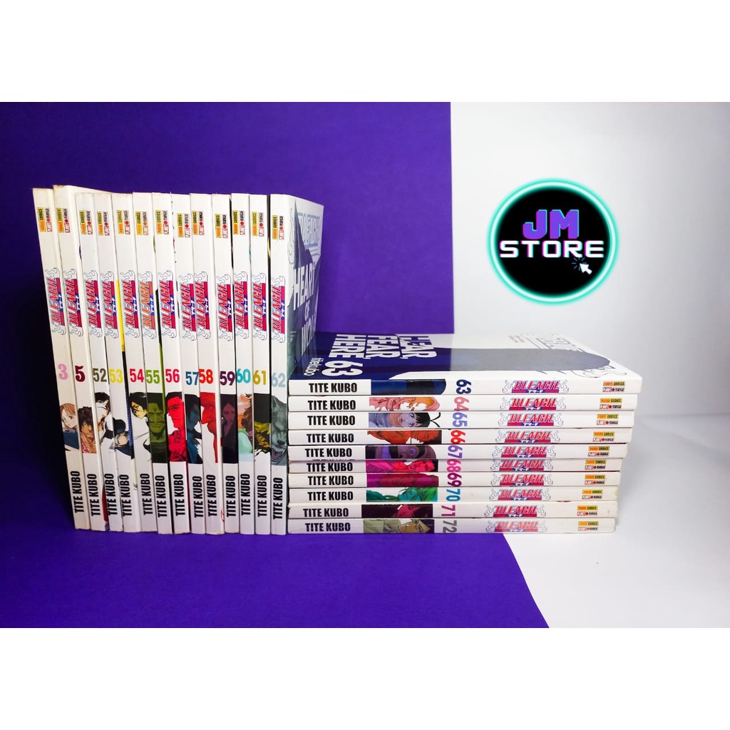 Bleach vol 2,3,5,52 ao 72 - Escorrega o Preço