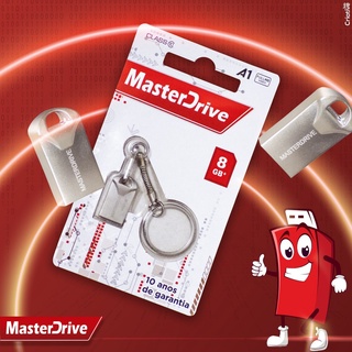 Mini Pendrive 8GB Atacado MASTERDRIVE Tipo Chaveiro Original - 10 Anos de Garantia | Shopee Brasil