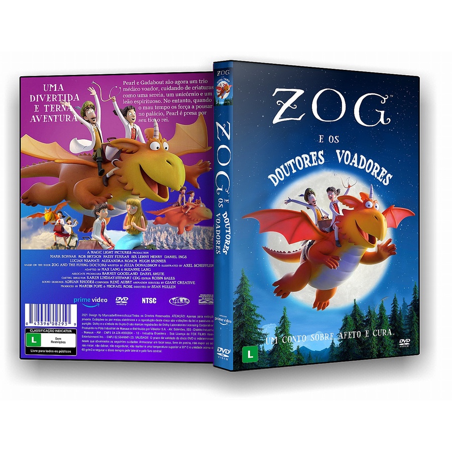 Dvd Zog E Os Doutores Voadores (dublado E Legendado) | Shopee Brasil