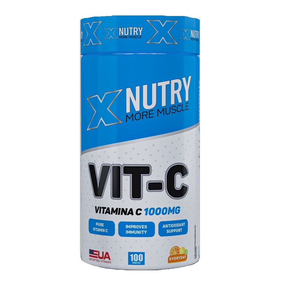 Vitamina C Vit C Pure 1000mg X Nutry 100 Tabs Importado EUA | Shopee Brasil