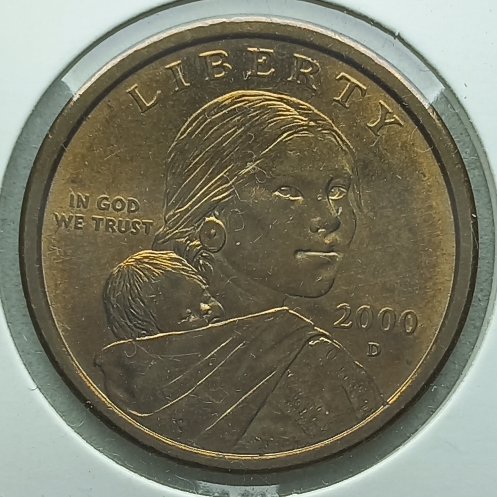 Moeda de 1 Dolar de 2000 EUA | Shopee Brasil