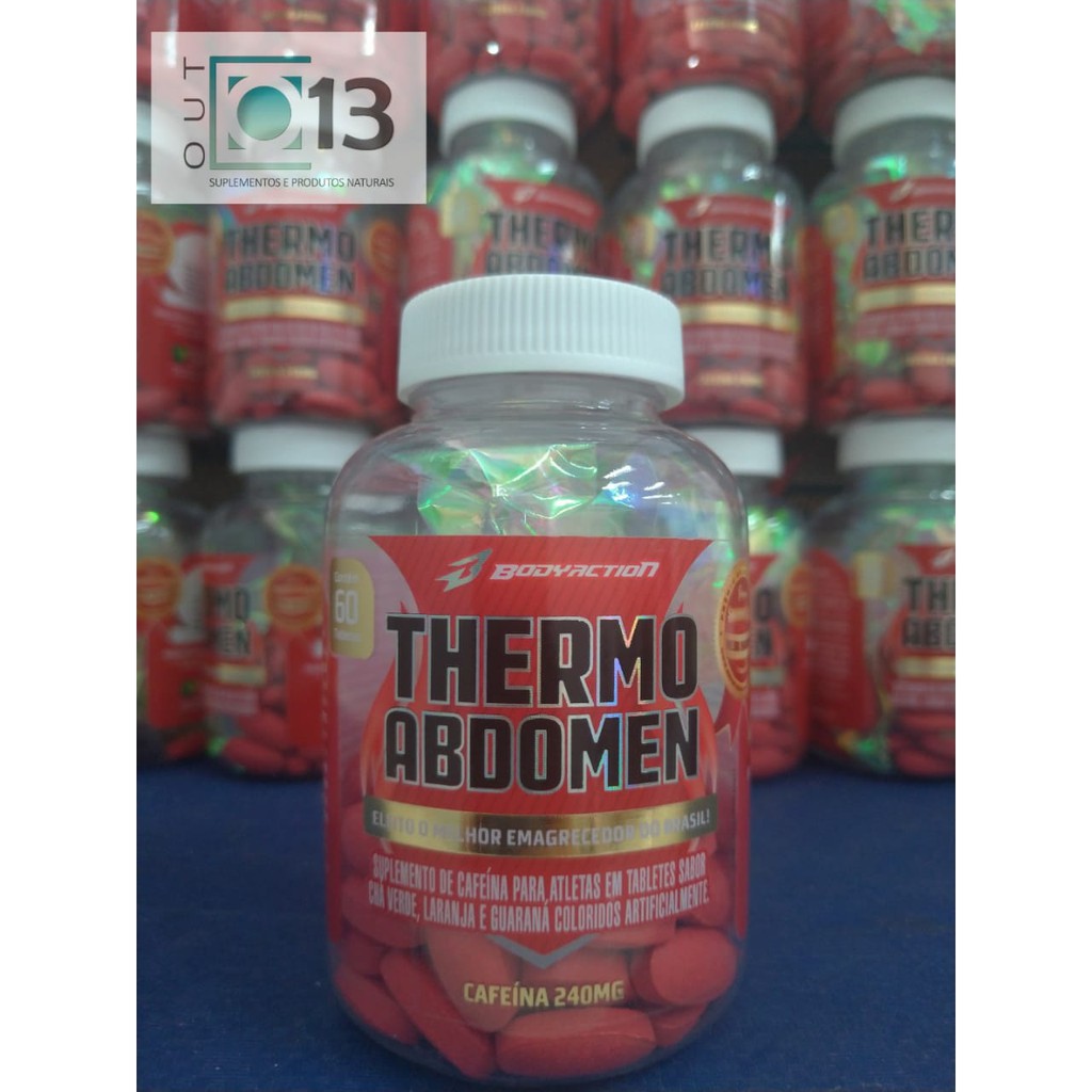 Thermo Abdomen 60 Tablets Body Action | Shopee Brasil