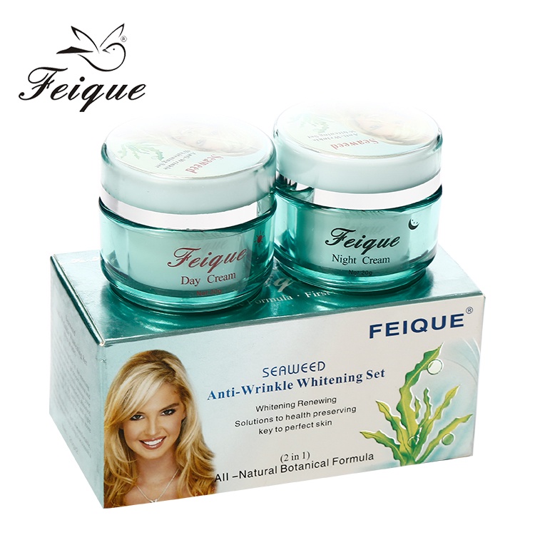 FEIQUE 2 Em 1 Creme Clareador Antirrugas/Conjunto De Para Dia E Noite ...