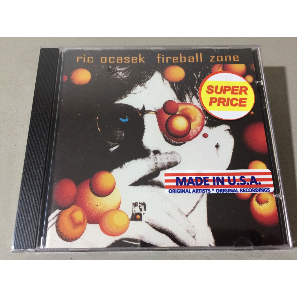 Ric Ocasek - Fireball Zone Cd Novo Lacrado de Fabrica Importado MADE IN U.S.A. (C/ LETRAS ...