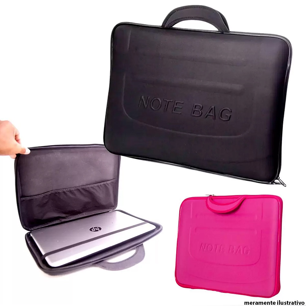 Capa Para Notebook Prime 15.6 Polegadas Com Bolso E Alça De Mão ...