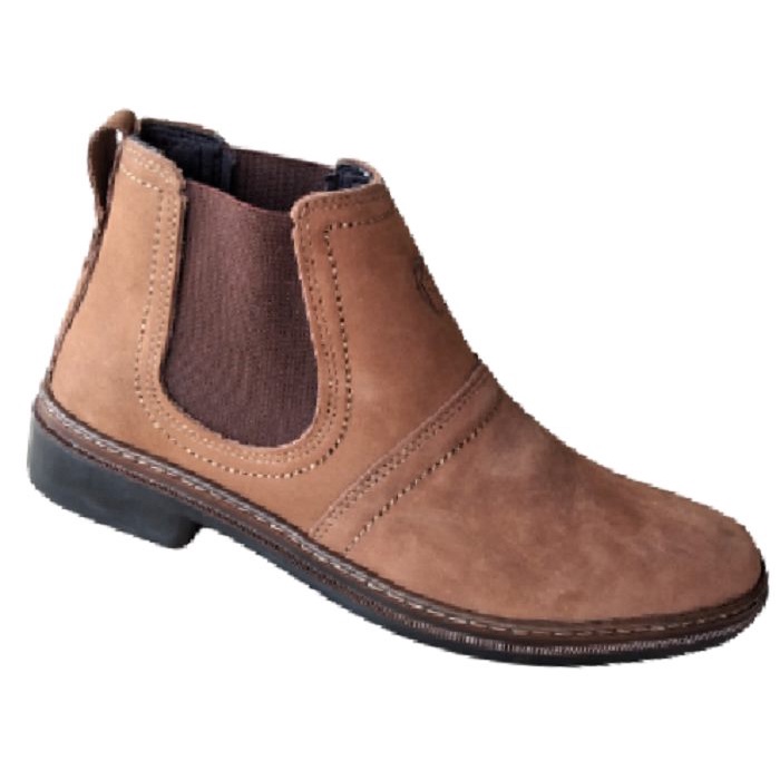 Bota Masculina Couro Nobuck Legitimo Botina Chelsea Estilo Masculino ...