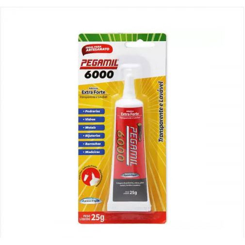 Pegamil 6000 Adesivo Extra Forte 25 gr | Shopee Brasil