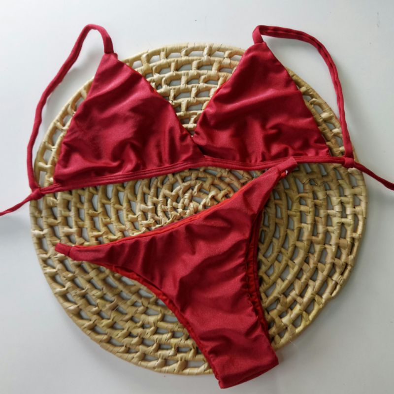 Biquíni Top Fixo Com Calcinha Marquinha Shopee Brasil