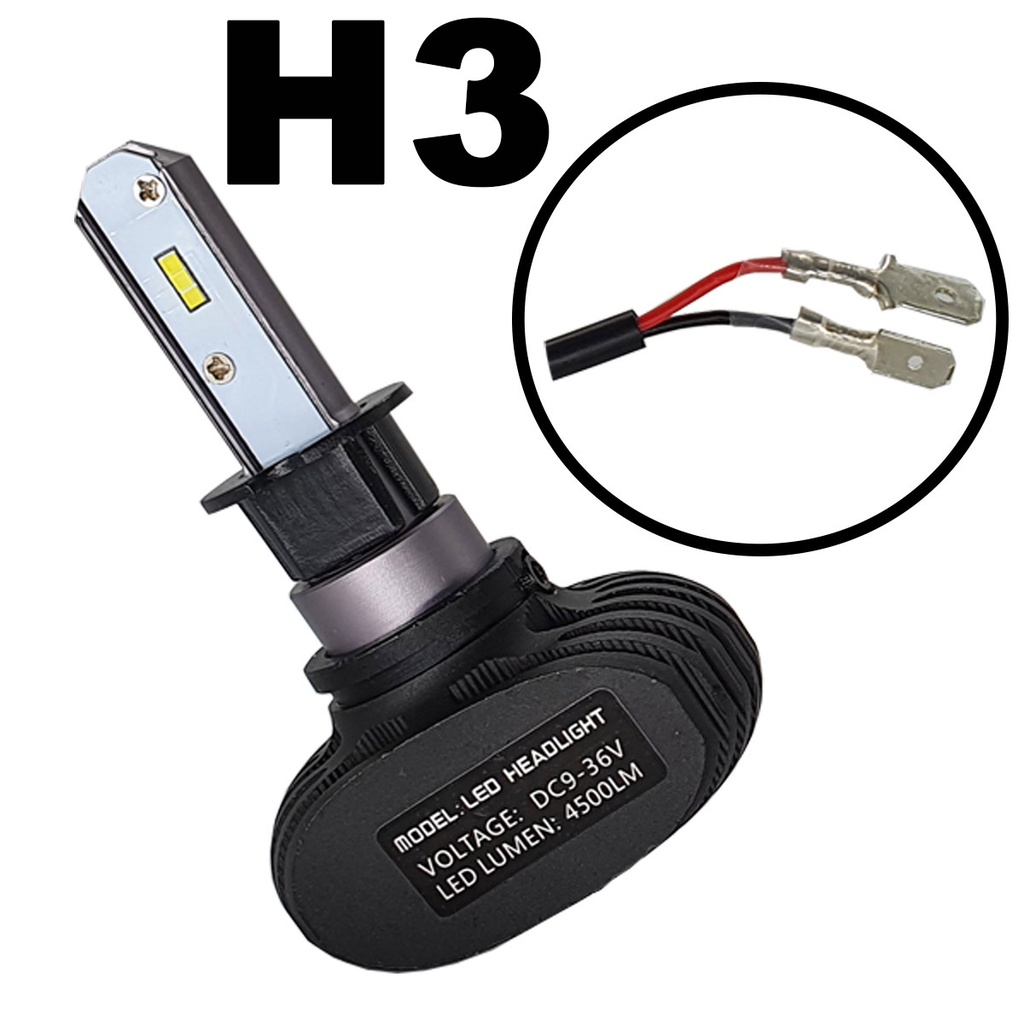 Par de Lampadas R1 H3 Ultra Led Carro Moto Efeito Xenon | Shopee Brasil