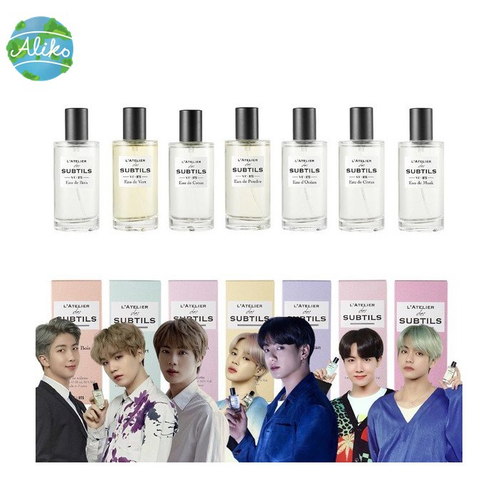 Perfume Vt Bts 50ml Com 7 Sinal Foto Cards | Shopee Brasil