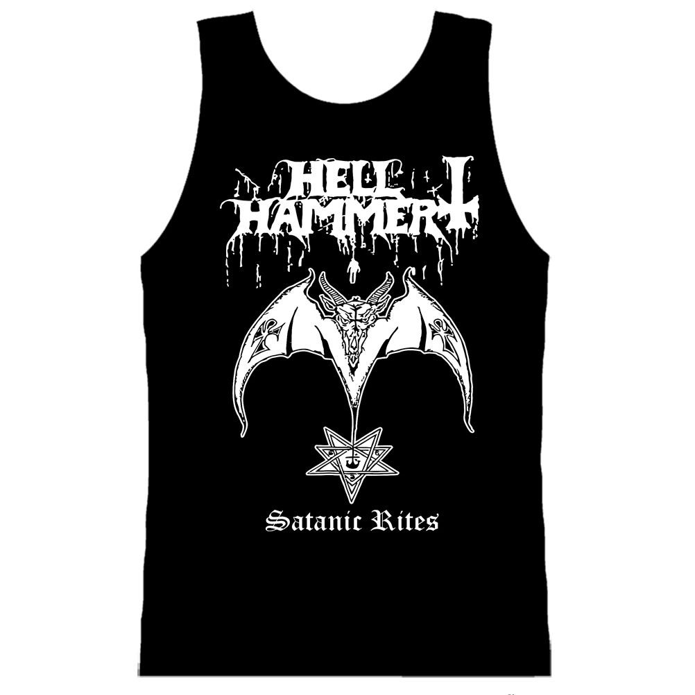 Camiseta Regata Hellhammer Satanic Rites. camiseta banda Black Metal ...