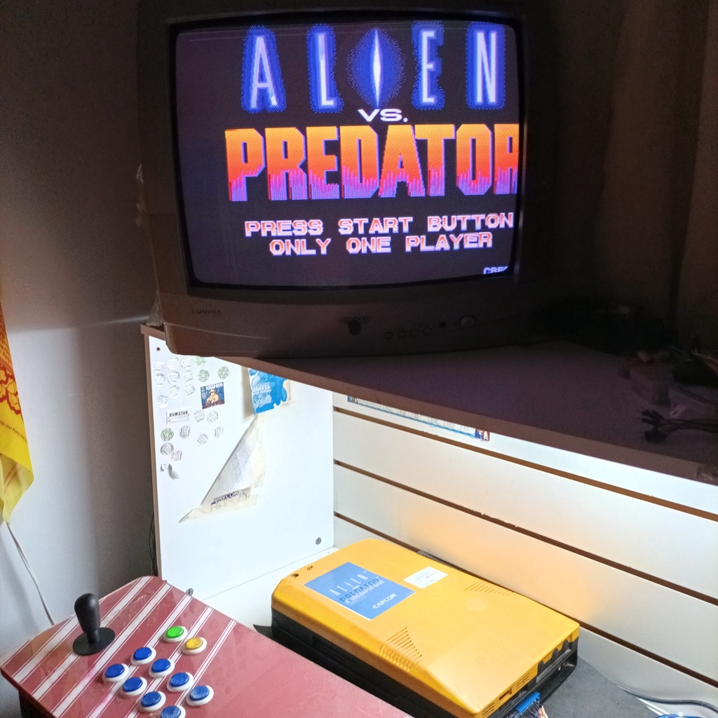 PLACA FLIPERAMA CPS2 ALIEN VS PREDATOR conversao | Shopee Brasil