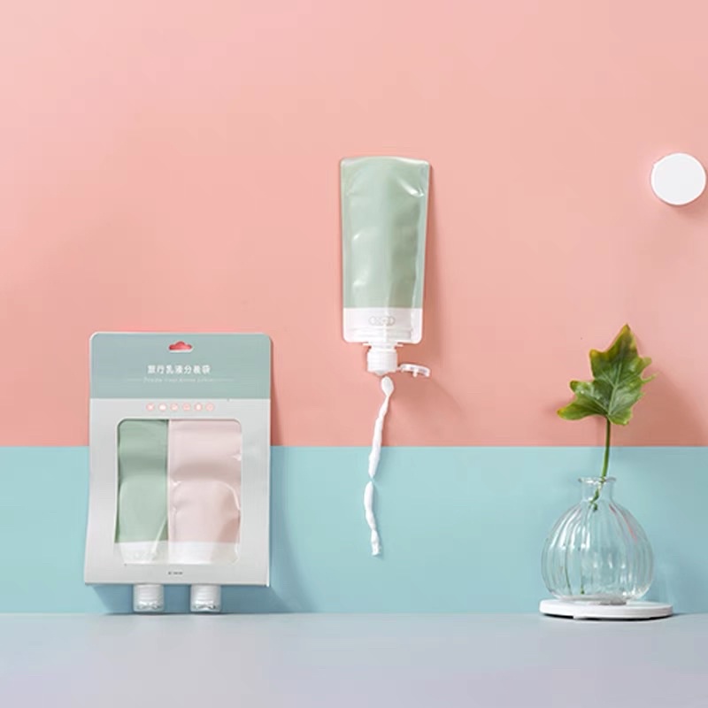 Saco de embalagem de loção dobrável para viagem Saco de armazenamento ...