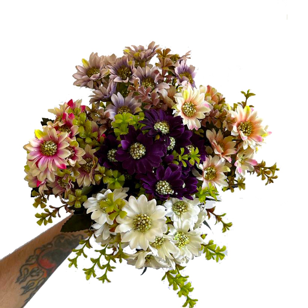 Buque Margaridas Para Ramo de Noiva, Decoração de Casamento | Shopee Brasil
