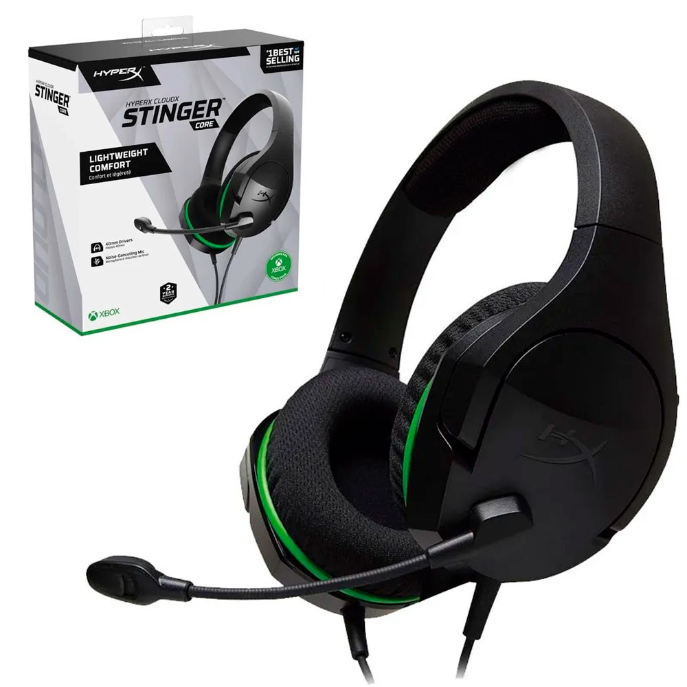 Headset Gamer HyperX CloudX Stinger Core Drivers 40mm Xbox One e Series ...