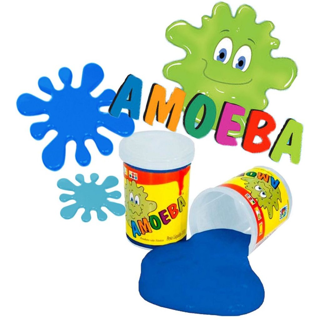 Amoeba Original Colorida Geleia Slime Massinha para brincar e aprender ...