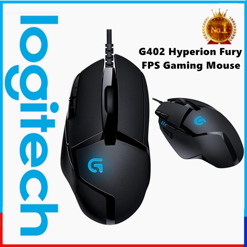 Mouse Óptico Logitech G402 Hyperion Fury FPS para Jogos de 4000 DPI Com ...