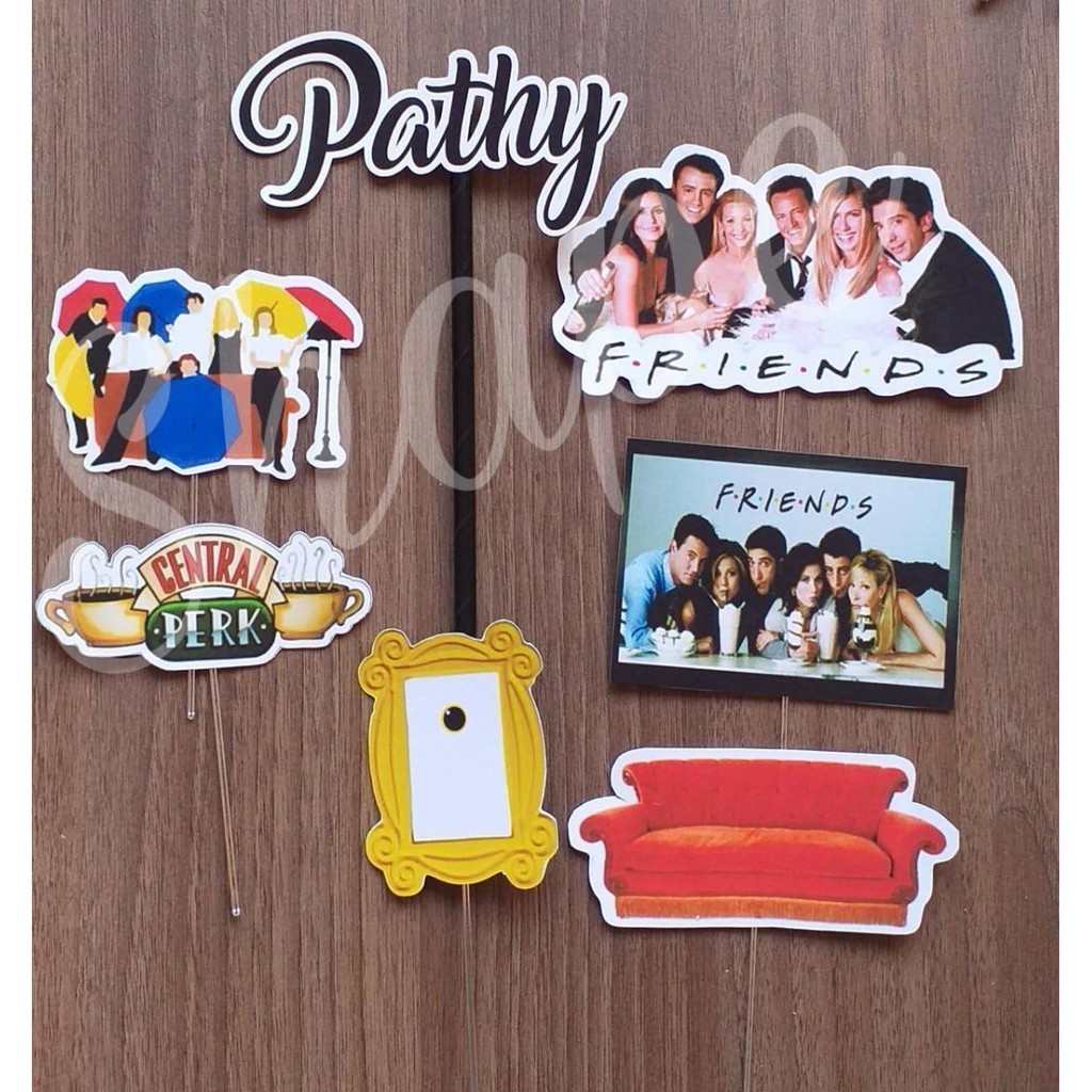 Topper Personalizado Para Bolo - Friends | Shopee Brasil