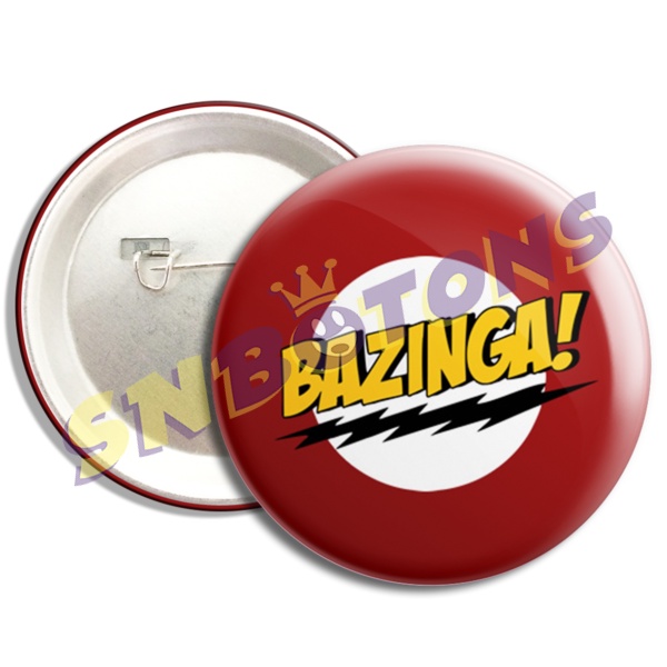 Botons - Botton Bazinga ( The Big Bang Theory ) - ( Bottons Series ...