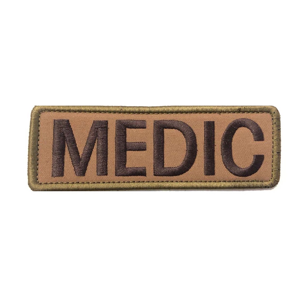 PATCH TARJA MEDIC TAN 15X5CM BORDADO | Shopee Brasil