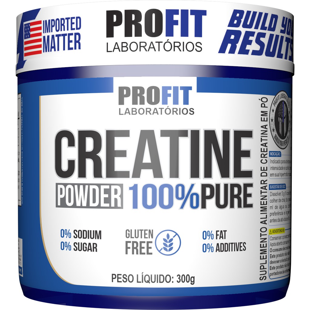 Creatina Powder 100 Creatine Pure Profit Escorrega O Preço