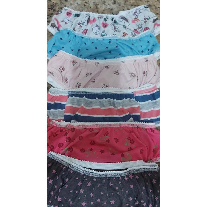 Kit 10 Calcinha infantil 1 a 6 anos Menina | Shopee Brasil