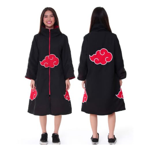 Manto Capa Akatsuki Cosplay Fantasias Naruto Gola Dura Infantil ao ...