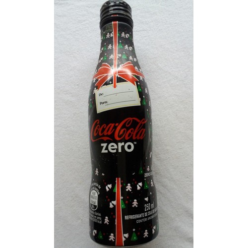 Garrafa Coca-cola Zero Natal 2014 - Vazia - 250ml - X40 | Shopee Brasil