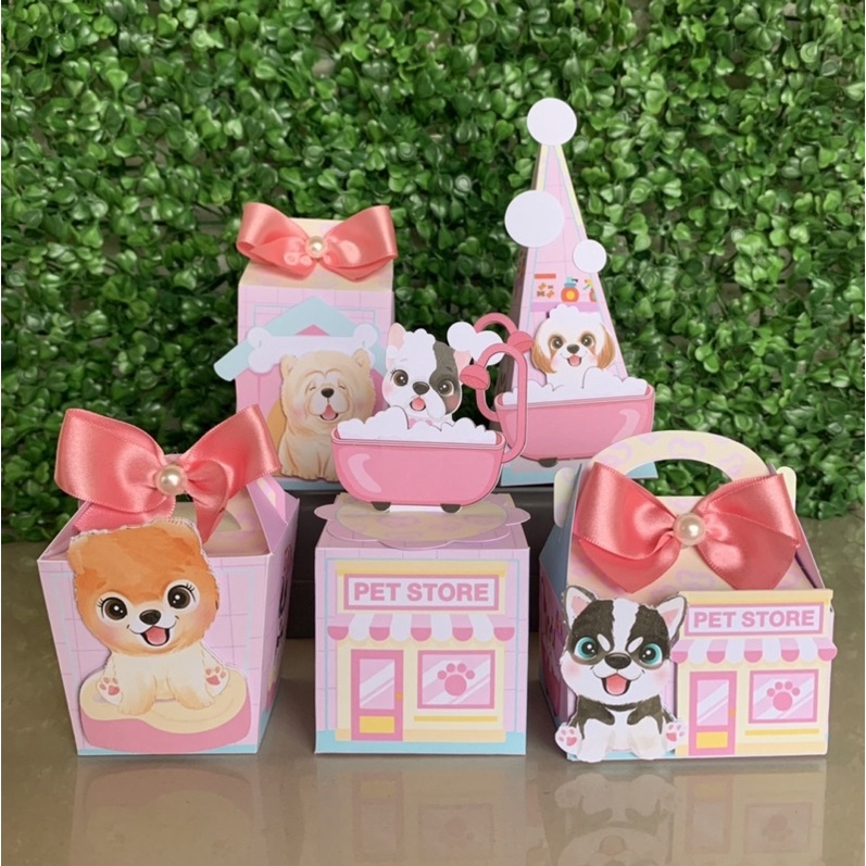 Kit personalizados Pet Shop / Pets / cachorrinhos / cachorros | Shopee ...