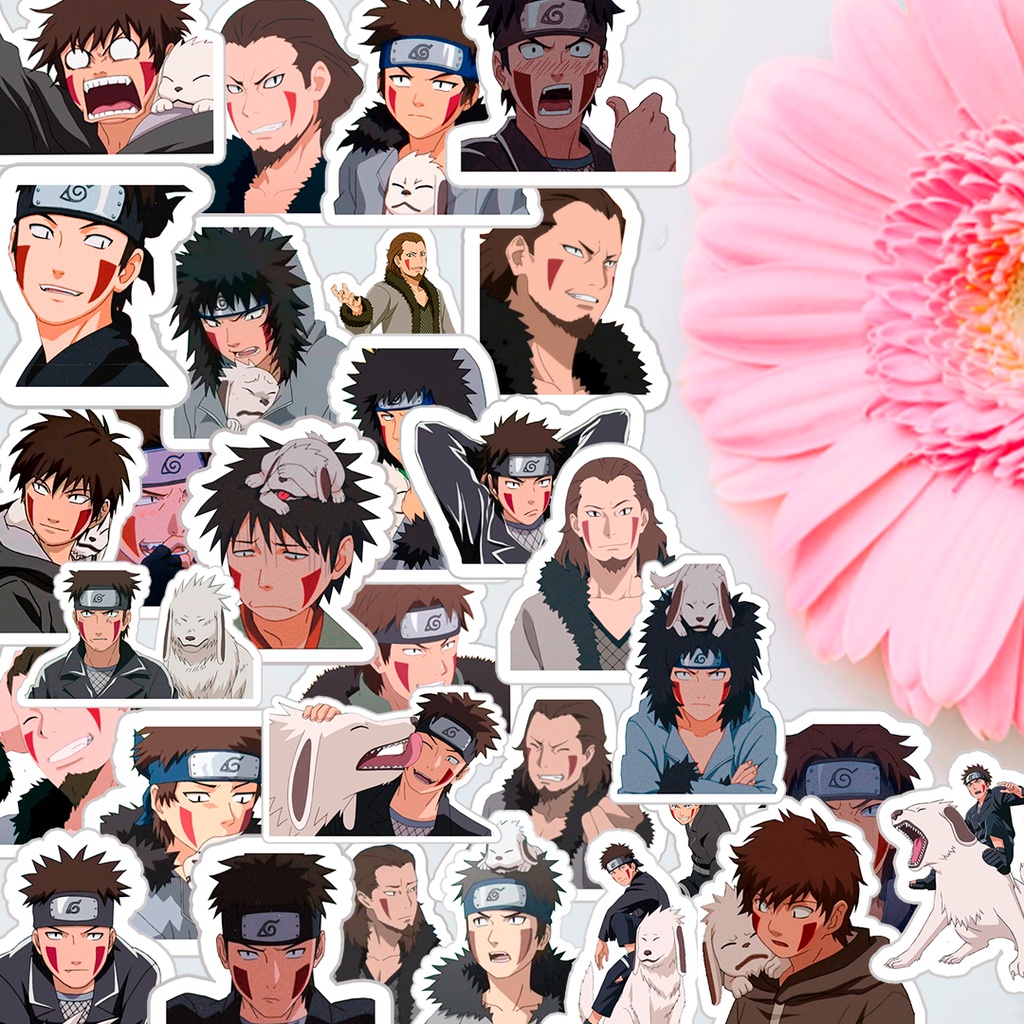 Adesivos Kiba Inuzuka Anime Naruto Classico, Shippuden e Boruto ...