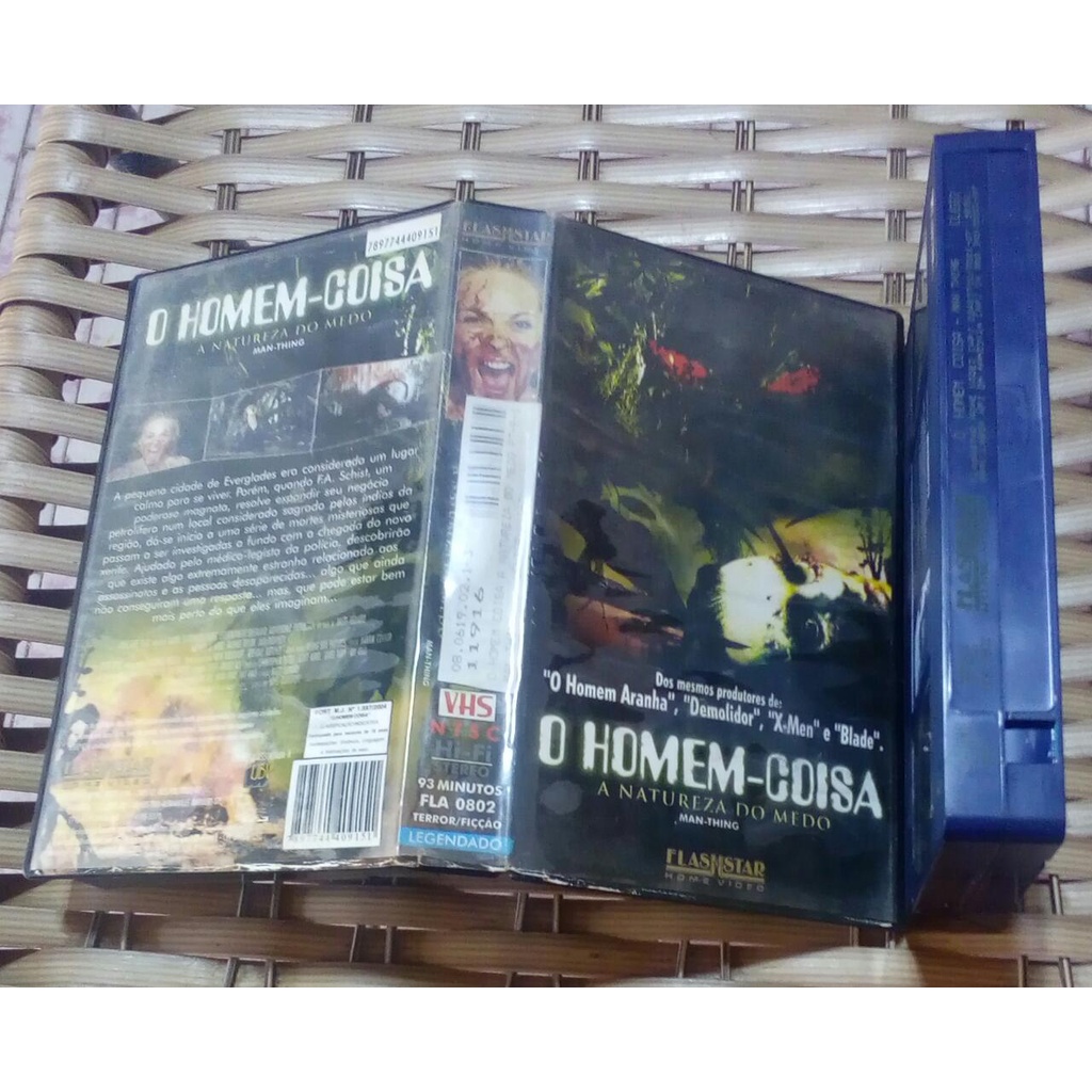Caixa com 9 filmes VHS originais de Terror | Shopee Brasil