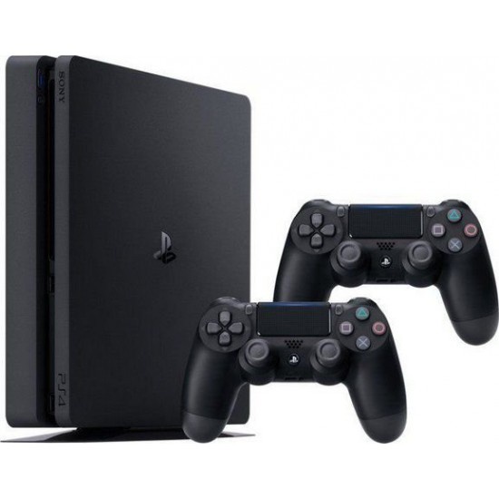 Console Playstation 4 PS4 Slim 1TB - 2 Controles Originais Sony ...