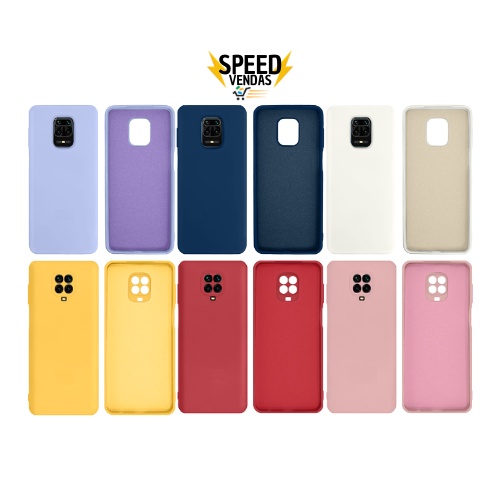 Capa Capinha Case de Silicone Xiaomi Redmi Note 9S Aveludada Por Dentro ...