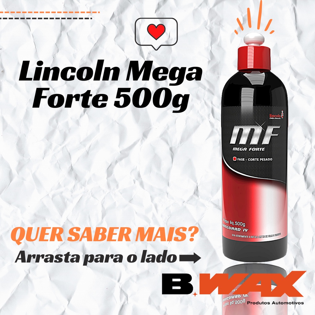 Lincoln Mega Forte 500g | Shopee Brasil