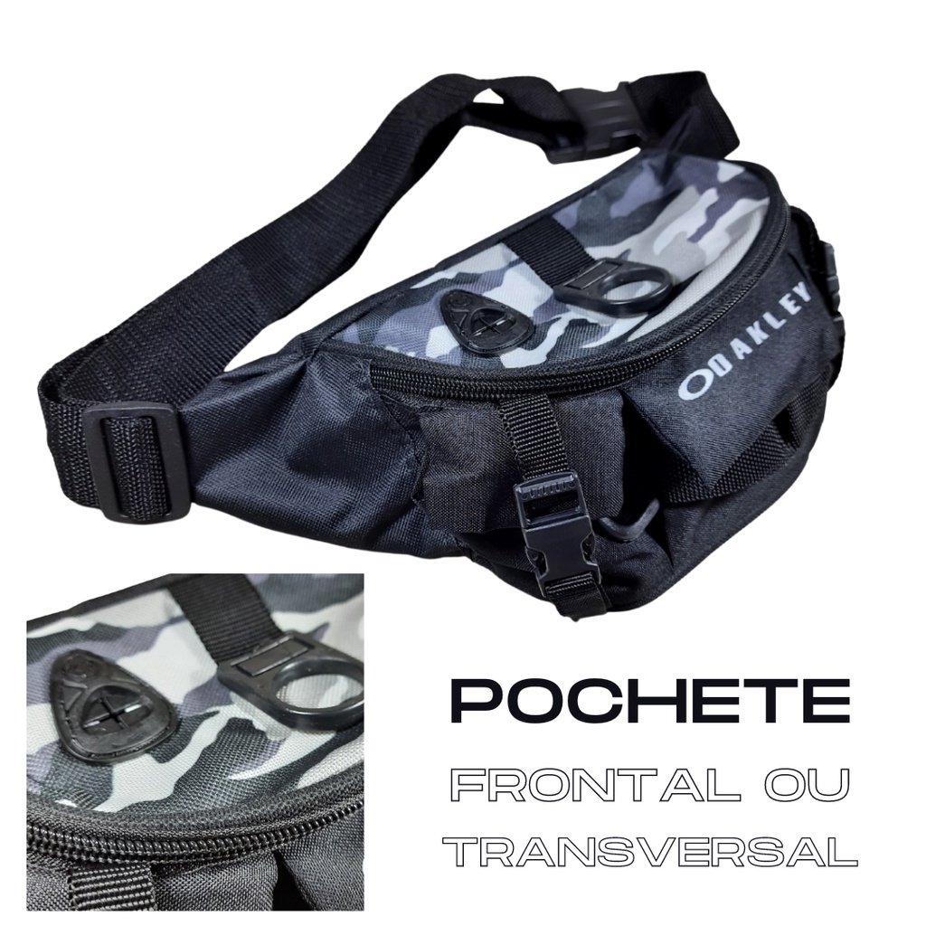 Pochete Masculina Frontal ou Transversal | Shopee Brasil