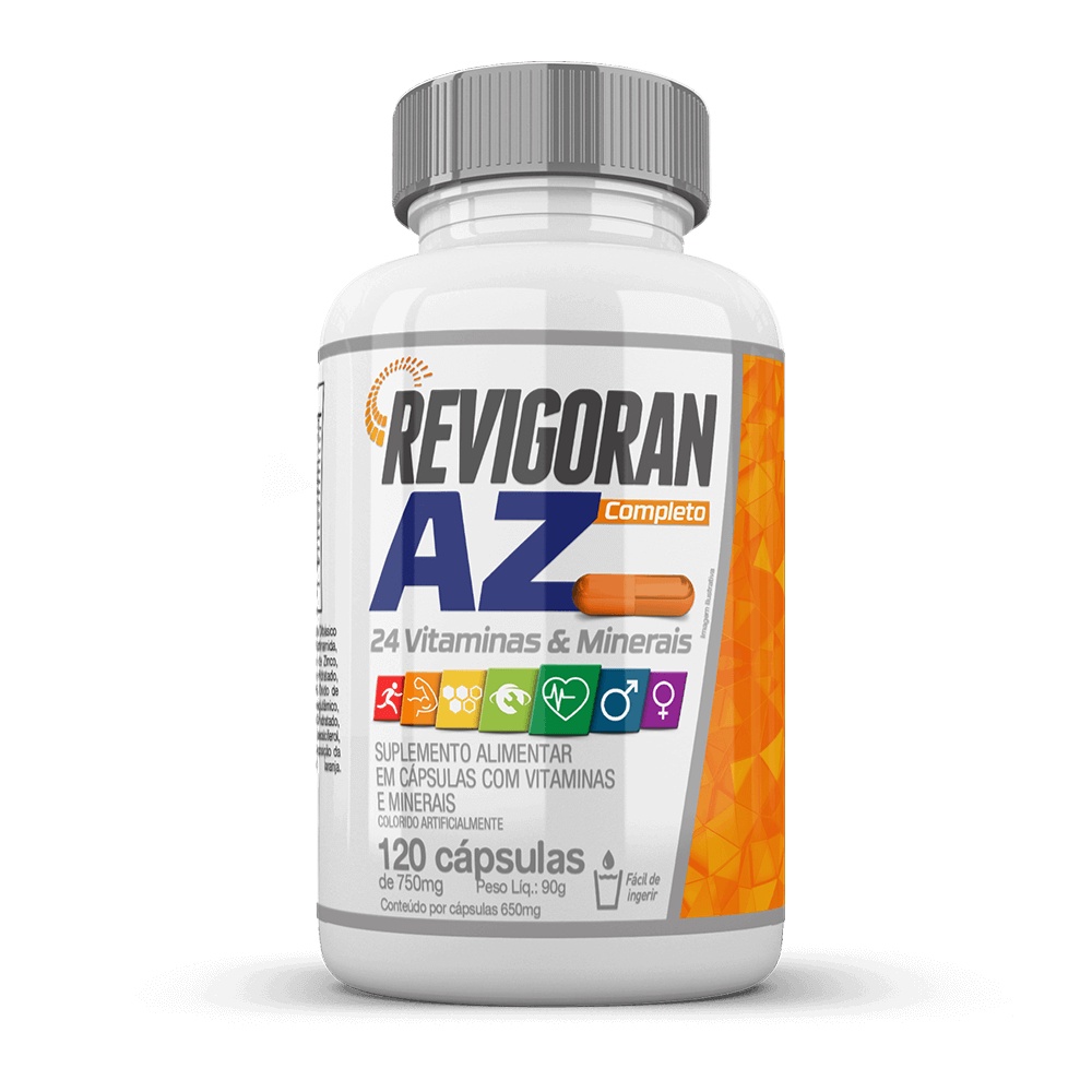 Multivitamínico A Z Vita Power 220mg 100 cápsulas - Labornatus - Alimento para Atletas ...