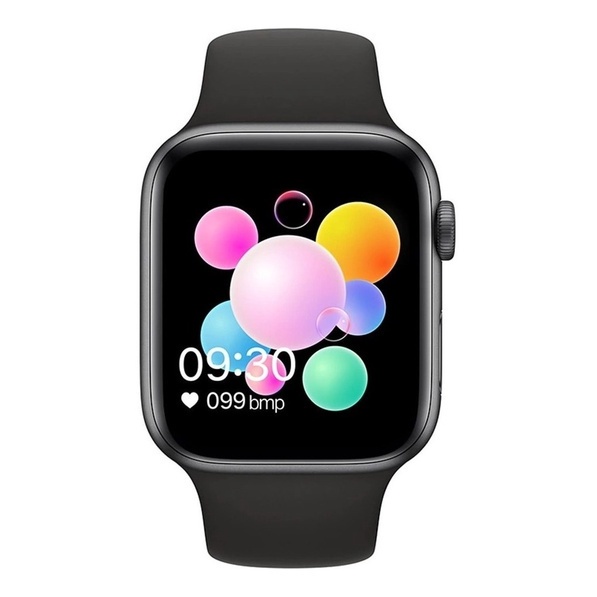 Relogio Smartwatch Iwo 12 Lite W26 44mm Preto e Branco atende chamada ...