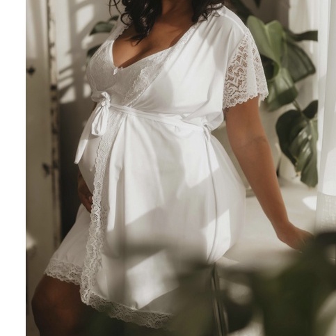 Camisola Maternidade Linda Joia Conjunto Perfeito para Book Roupas para ...