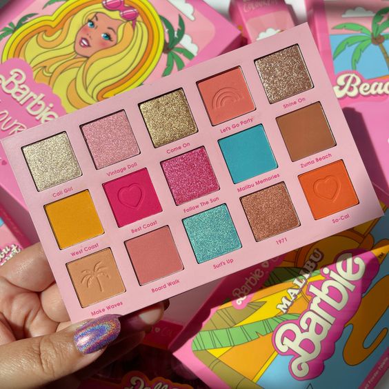 Paleta de Sombras Malibu Barbie ColourPop Original | Shopee Brasil