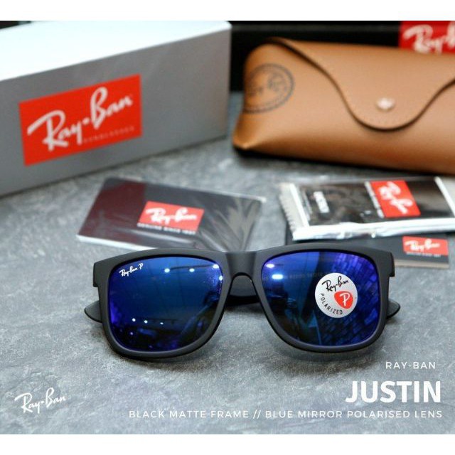 RayBan Justin 100 % Luxottica Original Itália RB4165 622/55 Óculos De ...