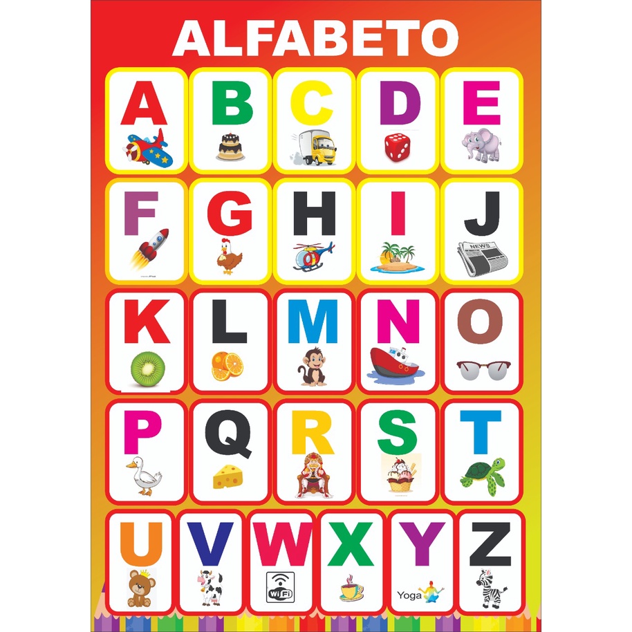 Banner Educativo Alfabeto Ilustrado e Colorido PROFESSOR | Shopee Brasil Banner Educativo Alfabeto Ilustrado e Colorido PROFESSOR | Shopee Brasil