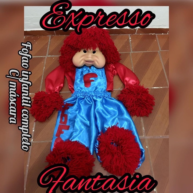 Fantasia do fofao Infantil Completa | Shopee Brasil