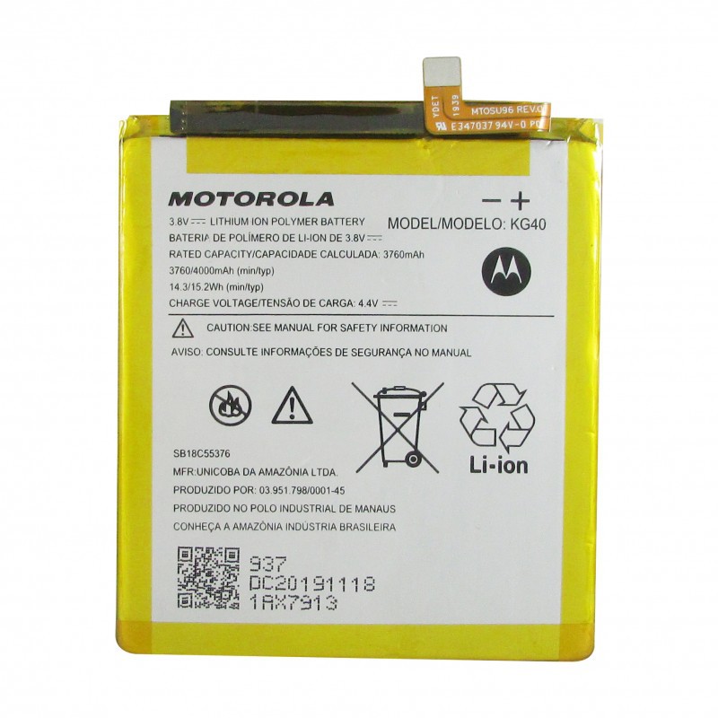 BATERIA MOTO G8 PLAY AAA | Shopee Brasil