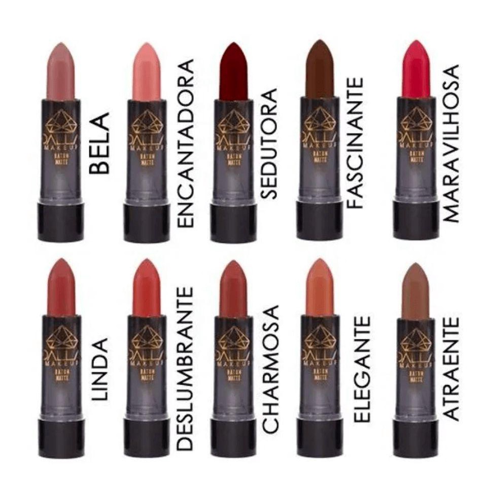 Dalla Makeup batom matte linha elogio | Shopee Brasil