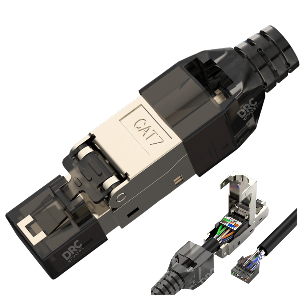 Conector Rj45 Campo Conector Ethernet Industrial Rj45 Cat6a Cat7 Lan ...